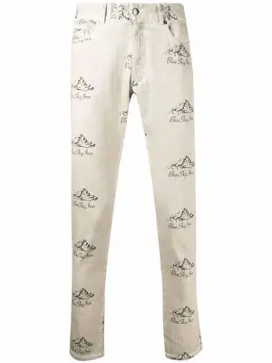 BLUE SKY INN Logo Print Trousers