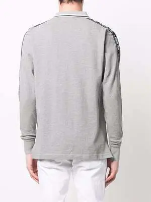 Philipp Plein Logo Embroidered Polo Shirt - Grey