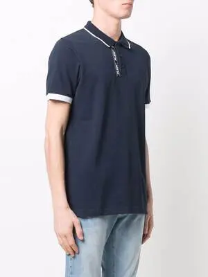 Philipp Plein Logo-tape Detail Polo Shirt