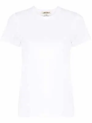 Comme Des Garçons Cut-out Cotton T-shirt - White