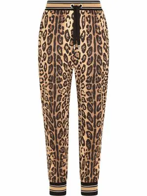 Dolce & Gabbana Leopard-print Track Pants