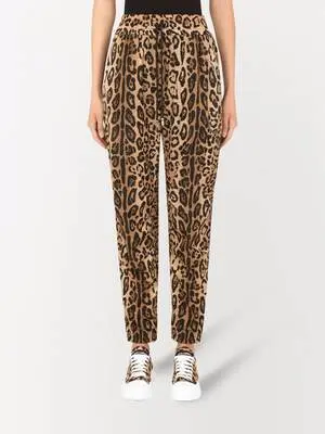 Dolce & Gabbana Leopard-print Track Pants