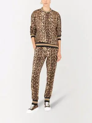 Dolce & Gabbana Leopard-print Jersey Sweatshirt
