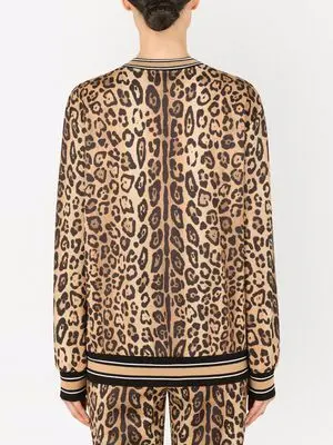 Dolce & Gabbana Leopard-print Jersey Sweatshirt
