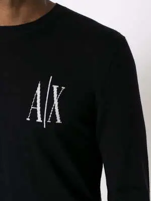 Armani Exchange Logo-print Wool Jumper