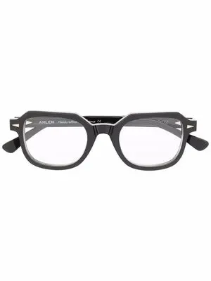 AHLEM Saint Dominique Geometric-frame Glasses - Black