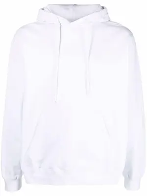 MSGM Logo-print Hooded Jumper - White