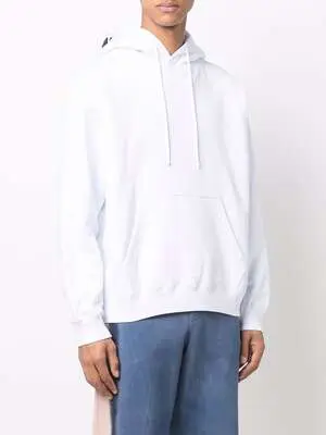 MSGM Logo-print Hooded Jumper - White