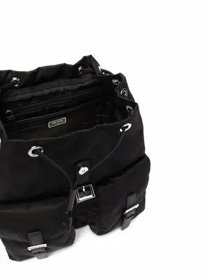 Prada Re-nylon Backpack - Black