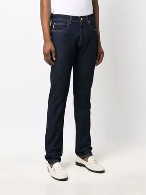 Versace Slim-fit Mid-rise Jeans - Blue
