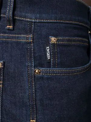 Versace Slim-fit Mid-rise Jeans - Blue