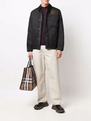 BARBOUR INTERNATIONAL Wax-effect Field Jacket