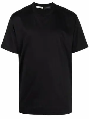 LOW BRAND Double-hem Cotton T-shirt