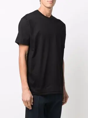 LOW BRAND Double-hem Cotton T-shirt