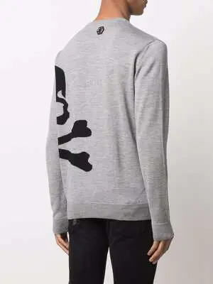 Philipp Plein Logo-print Sweater - Grey