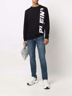 Philipp Plein Logo-print Sweater - Black
