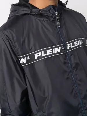Philipp Plein Logo-print Windbreaker - Blue