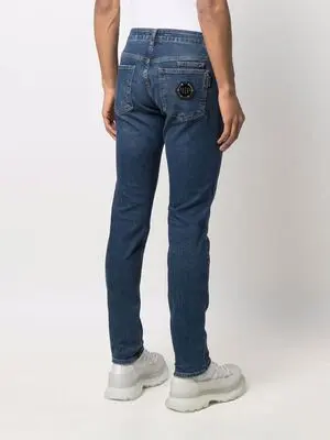 Philipp Plein Mid-rise Slim-cut Jeans