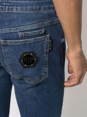 Philipp Plein Mid-rise Slim-cut Jeans