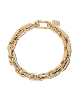 Lauren Rubinski 14kt Yellow Diamond Chain-link Bracelet - Gold