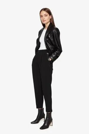 ANINE BING Eleanor Trouser Pants - Black