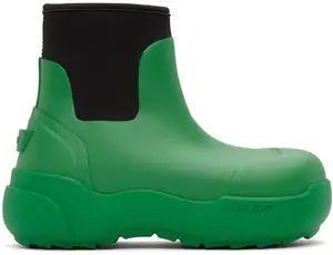 AMBUSH AMBUSH Green Rubber Chelsea Boots - Green