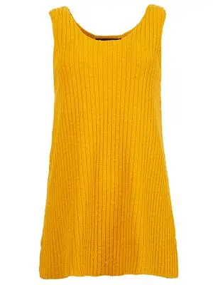 Proenza Schouler Melange Boucle Knit Tank - Yellow