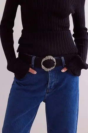 Free People Sabine Suede Belt