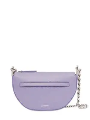 Burberry Mini Olympia Smooth Leather Shoulder Bag