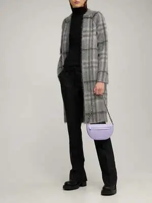 Burberry Mini Olympia Smooth Leather Shoulder Bag