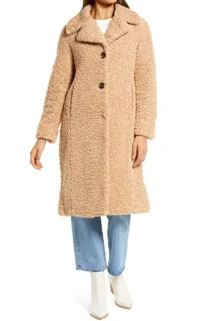 Sam Edelman Teddy Bear Long Coat