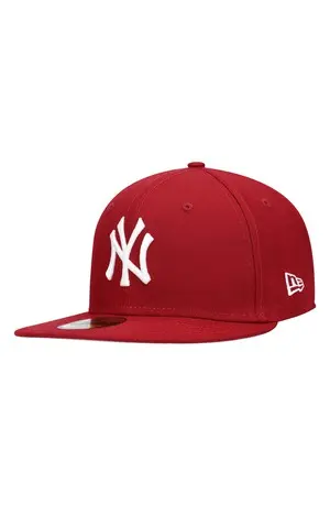 New Era New York Yankees Logo White 59fifty Fitted Hat