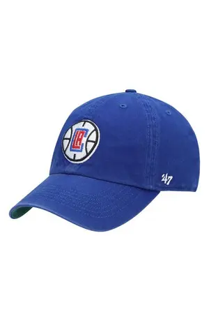 '47 La Clippers Team Franchise Fitted Hat - Royal