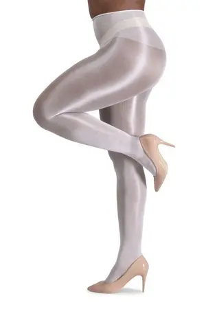 LECHERY® 40-denier Semi-opaque Tights - White