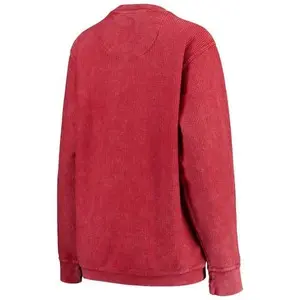 PRESSBOX Maryland Terrapins Comfy Cord Vintage Wash Basic Arch Pullover Sweatshirt