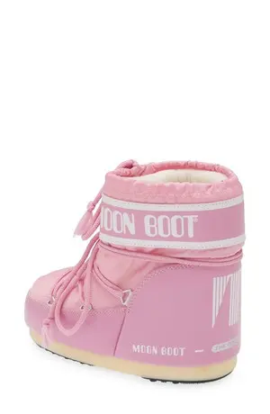 Moon Boot Classic Low 2 Water Repellent Nylon Boot - Pinkdnu