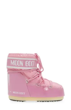 Moon Boot Classic Low 2 Water Repellent Nylon Boot - Pinkdnu