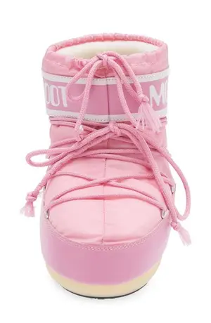 Moon Boot Classic Low 2 Water Repellent Nylon Boot - Pinkdnu