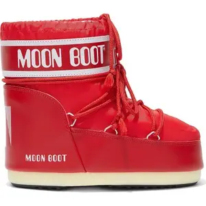 Moon Boot Classic Low 2 Water Repellent Nylon Boot - Red/red