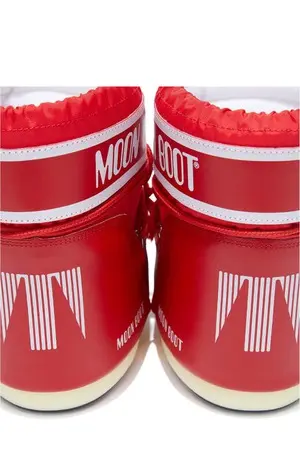 Moon Boot Classic Low 2 Water Repellent Nylon Boot - Red/red