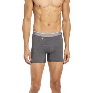 Mack Weldon Airknitx Performance Boxer Briefs - Charcoal Heather
