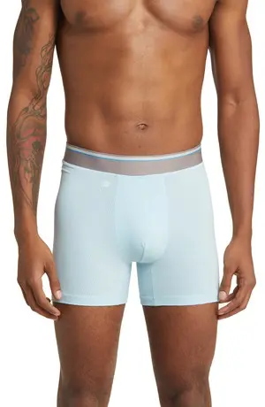 Mack Weldon Airknitx Performance Boxer Briefs Ice Rink Heather