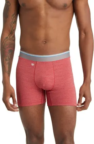 Mack Weldon Airknitx Performance Boxer Briefs Red Carpet