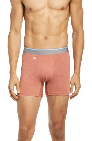 Mack Weldon Airknitx Performance Boxer Briefs Redwood Heather