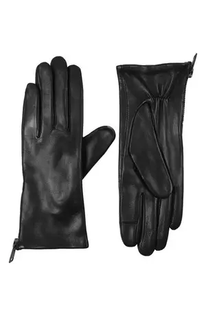 ALLSAINTS Leather Tech Gloves