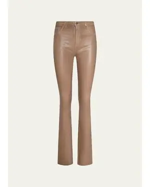 L'Agence Marty Ultra High-rise Flare Jeans - Cappuccino
