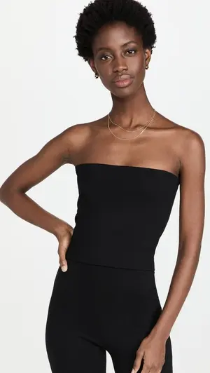 LESET Rio Bandeau Top - Black