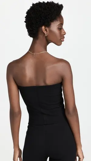 LESET Rio Bandeau Top - Black