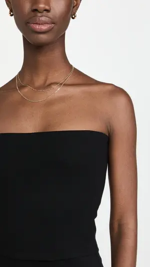 LESET Rio Bandeau Top - Black