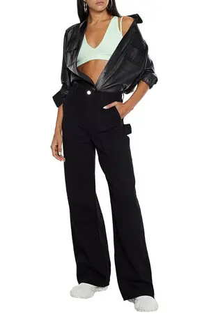 Helmut Lang Neon Stretchjersey Bra Top